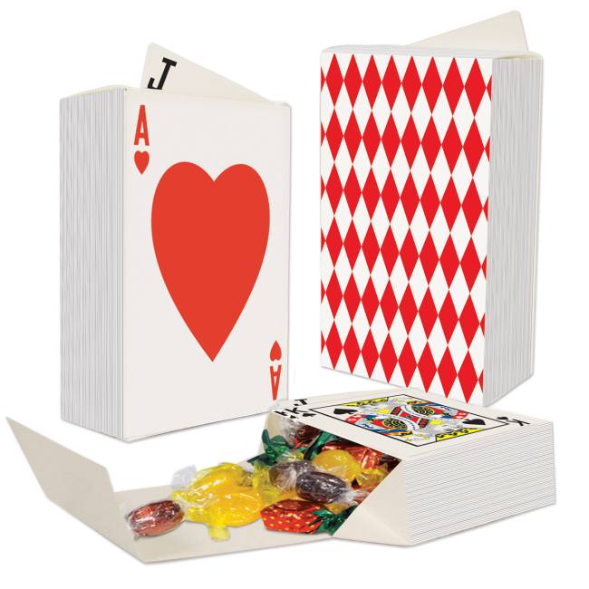 Deck Of Cards Favor Boxes: Party at Lewis Elegant Party Supplies ...
