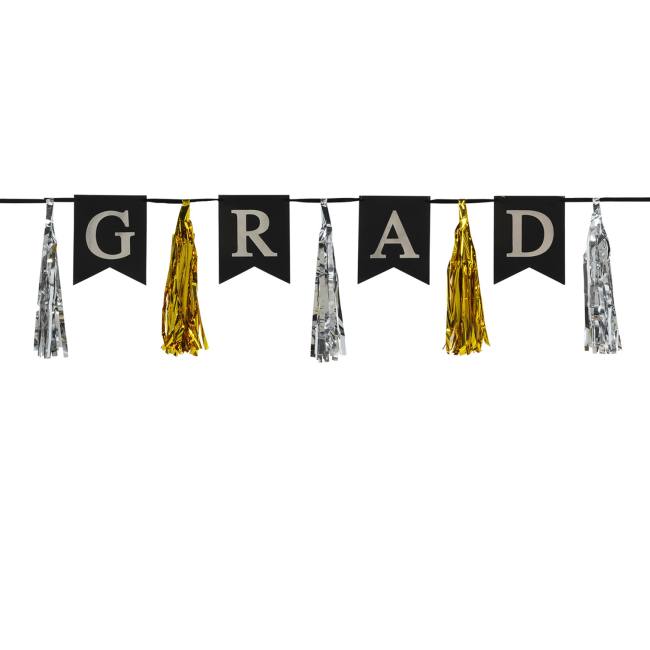 Grad Tassel Streamer: Party at Lewis Elegant Party Supplies, Plastic ...