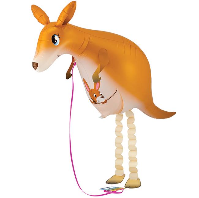 Kangaroo My Own Pet Walking Foil Balloon: Party at Lewis Elegant Party ...