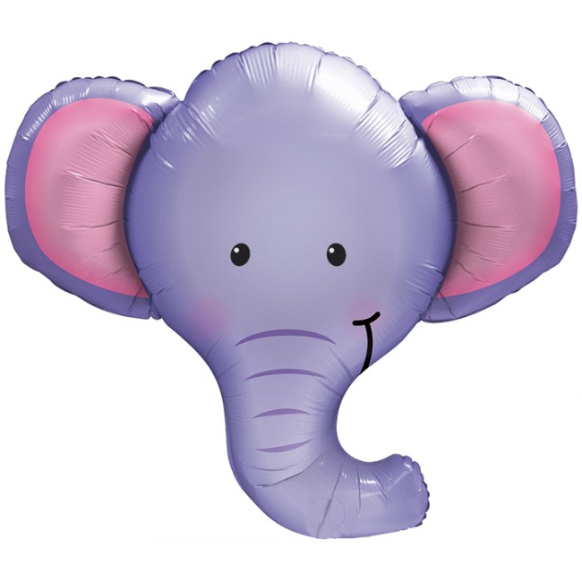 Elephant Head 39-inch Foil Balloon: Party at Lewis Elegant Party ...