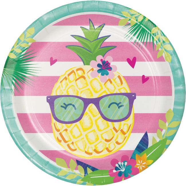Pineapple N Friends 9-inch Plates: Party at Lewis Elegant Party ...