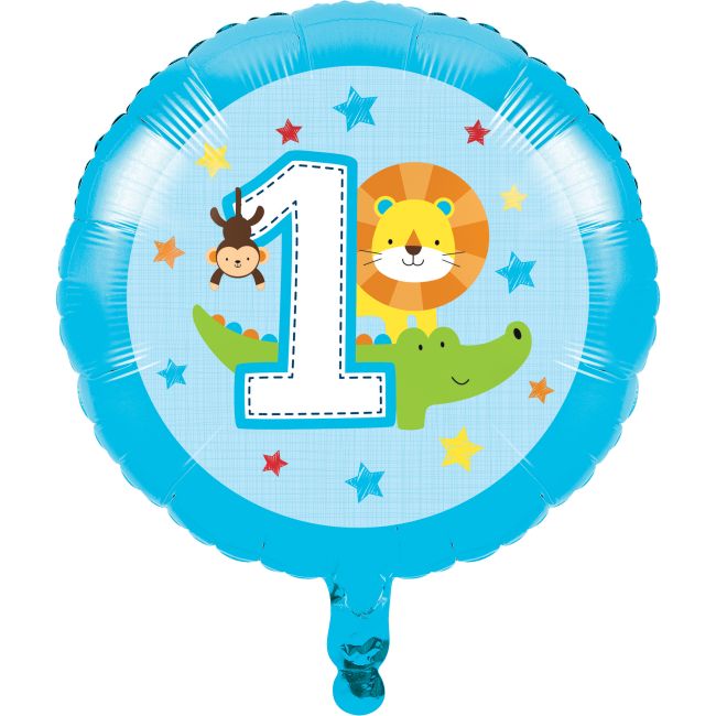One is Fun Boy Birthday Foil Balloon: Party at Lewis Elegant Party ...