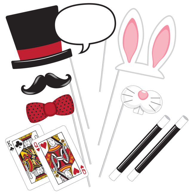 Magic Party Photo Booth Props: Party at Lewis Elegant Party Supplies ...