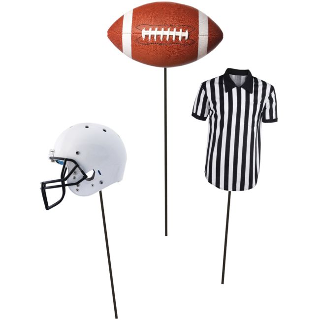 Football Themed Centerpiece Sticks: Party at Lewis Elegant Party ...