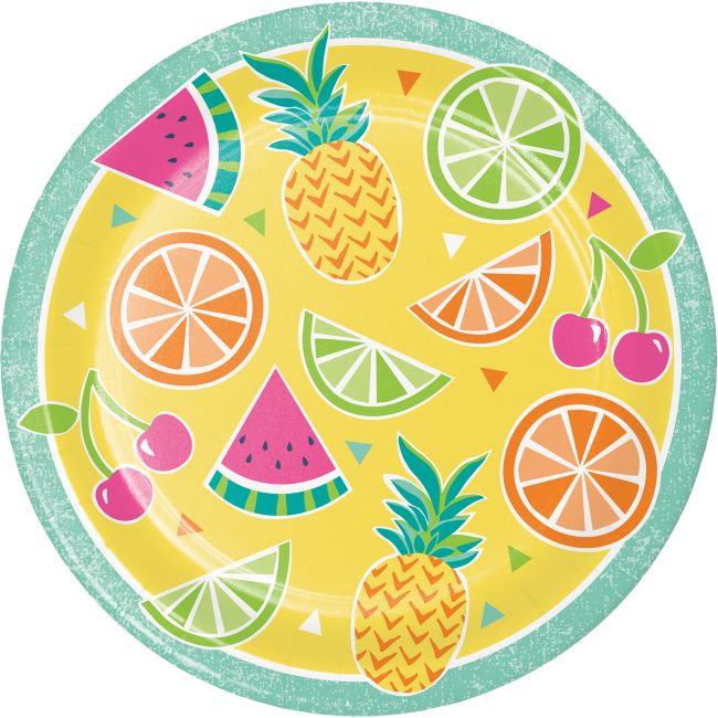 Summer Fruit 9-inch Plates: Party at Lewis Elegant Party Supplies ...