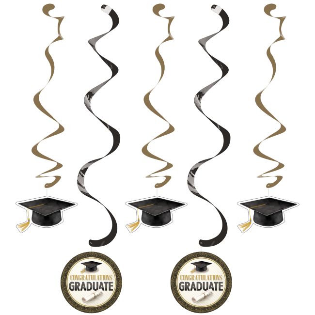 Classic Graduation Hanging Dangler Decorations: Party at Lewis Elegant ...