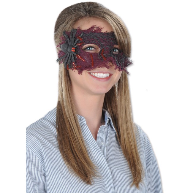 Spider Masquerade Mask: Party at Lewis Elegant Party Supplies, Plastic ...