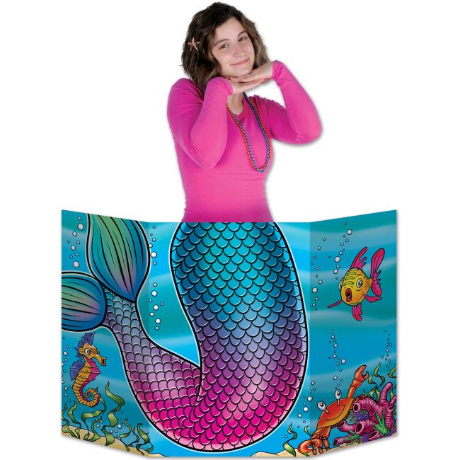 Mermaid Tail Photo Prop: Party at Lewis Elegant Party Supplies, Plastic ...