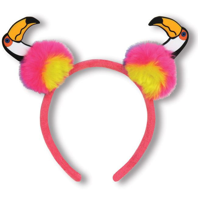 Toucan Pom-Pom Headband: Party at Lewis Elegant Party Supplies, Plastic ...