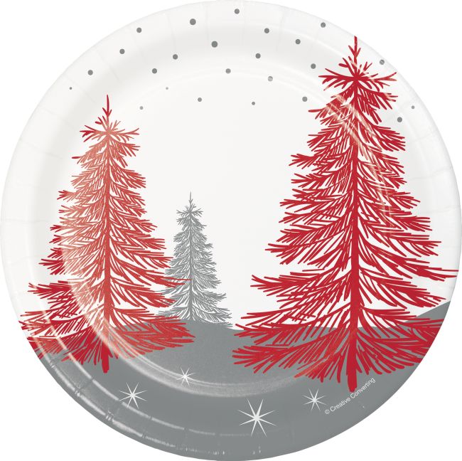 Winter Wonder 7-inch Plate: Party at Lewis Elegant Party Supplies ...