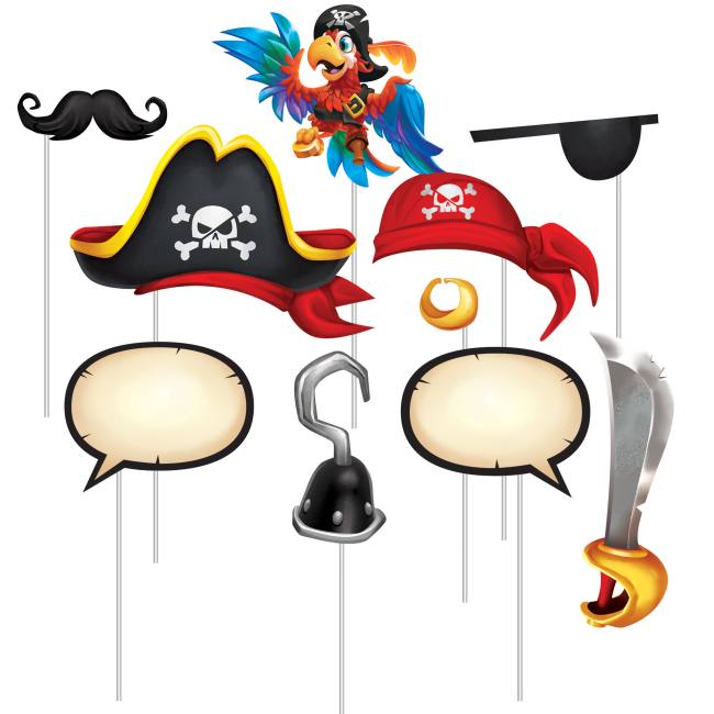Pirate Treasure Photo Booth Props: Party at Lewis Elegant Party ...