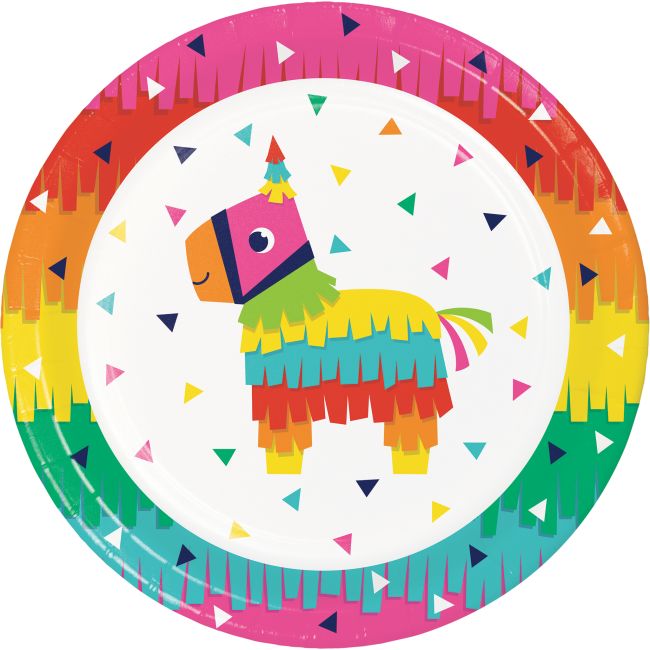 Fiesta Fun 9-inch Plates: Party at Lewis Elegant Party Supplies ...