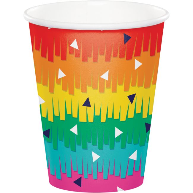 Fiesta Fun 9 oz Hot/Cold Cups: Party at Lewis Elegant Party Supplies ...