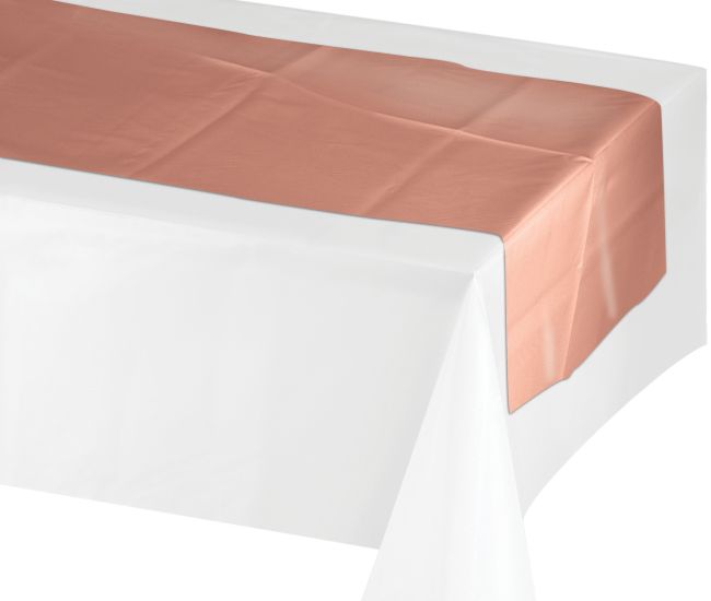 Rose Gold Metallic Table Runner: Party at Lewis Elegant Party Supplies ...