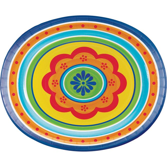 Painted Pottery 12-inch Oval Plates: Party at Lewis Elegant Party ...