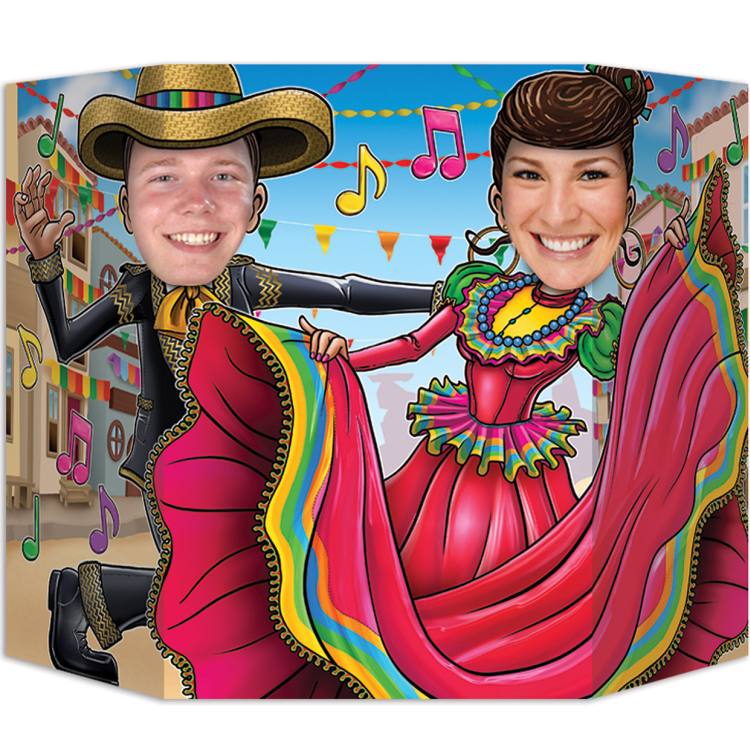 Mexican Folk Dancing Photo Prop: Party at Lewis Elegant Party Supplies ...