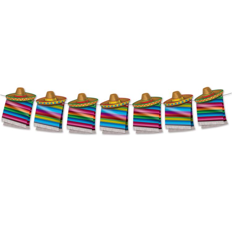 Fiesta Serape Streamer: Party at Lewis Elegant Party Supplies, Plastic ...