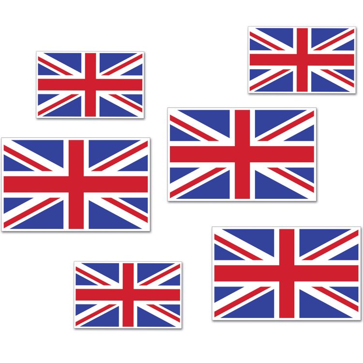 British Flag Cutout Assortment: Party at Lewis Elegant Party Supplies ...