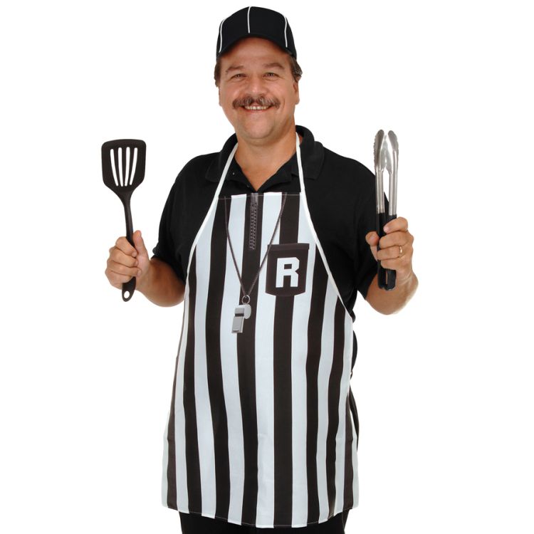 Football Referee Fabric Novelty Apron: Party at Lewis Elegant Party ...