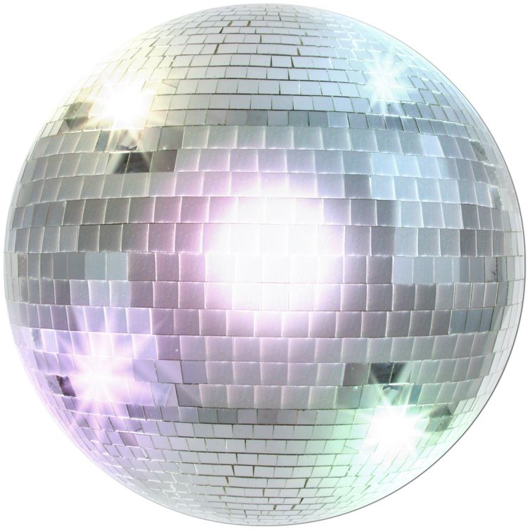 Disco Ball Cardboard Cutout: Party at Lewis Elegant Party Supplies ...