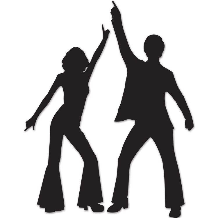 Disco Dancer Silhouettes: Party at Lewis Elegant Party Supplies ...