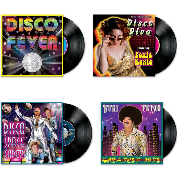 Disco Album Cutouts: Party at Lewis Elegant Party Supplies, Plastic ...