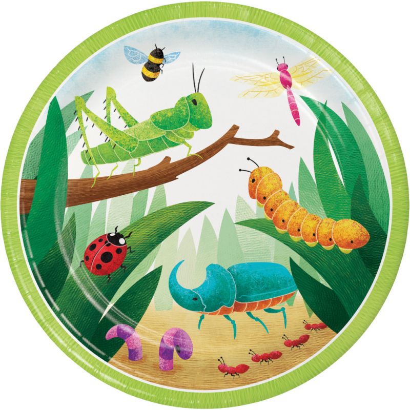 Insect Party 9-inch Plates: Party at Lewis Elegant Party Supplies ...