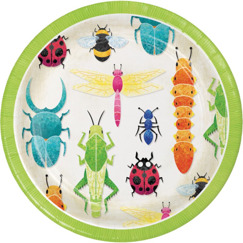 Insect Party 7-inch Plates: Party at Lewis Elegant Party Supplies ...