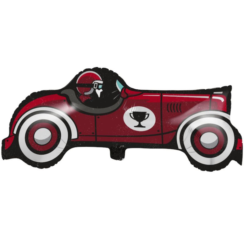Vintage Race Car Shaped Foil Balloon: Party at Lewis Elegant Party ...