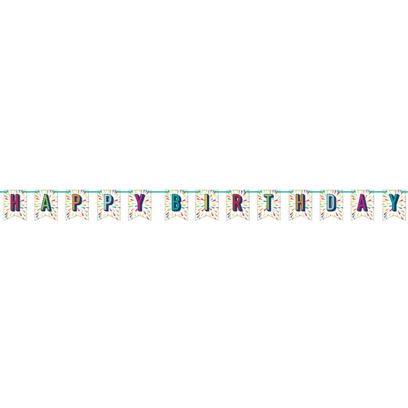 Birthday Burst Shaped Ribbon Banner: Party at Lewis Elegant Party ...