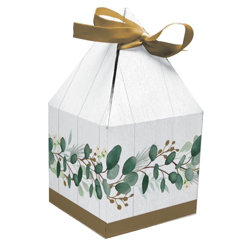 Eucalyptus Greens Favor Boxes: Party at Lewis Elegant Party Supplies ...
