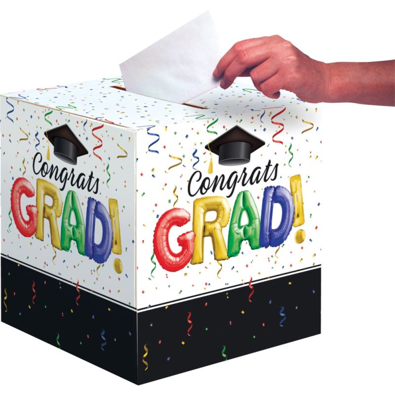 #1 Grad Card Collection Box: Party at Lewis Elegant Party Supplies ...