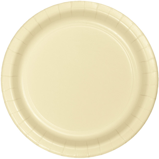Ivory Heavy Duty 9-inch Paper Plates: Party at Lewis Elegant Party ...