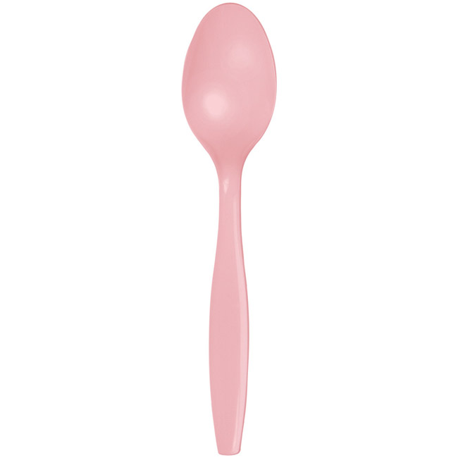 Pink Heavy Duty Plastic Spoons: Party at Lewis Elegant Party Supplies ...