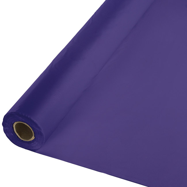 Purple Plastic Tablecloth 100-foot Roll: Party at Lewis Elegant Party ...