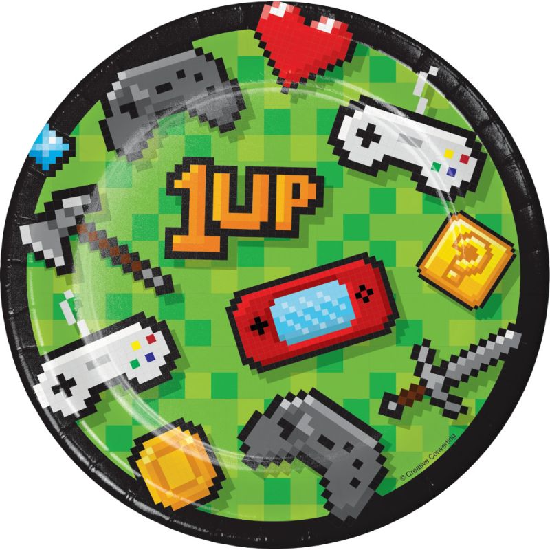 Gaming Party 7-inch Plates: Party at Lewis Elegant Party Supplies ...