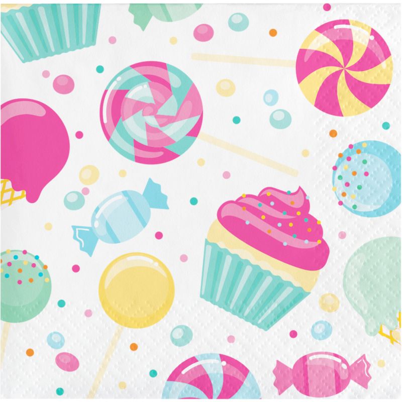 Candy Bouquet Beverage Napkins: Party at Lewis Elegant Party Supplies ...