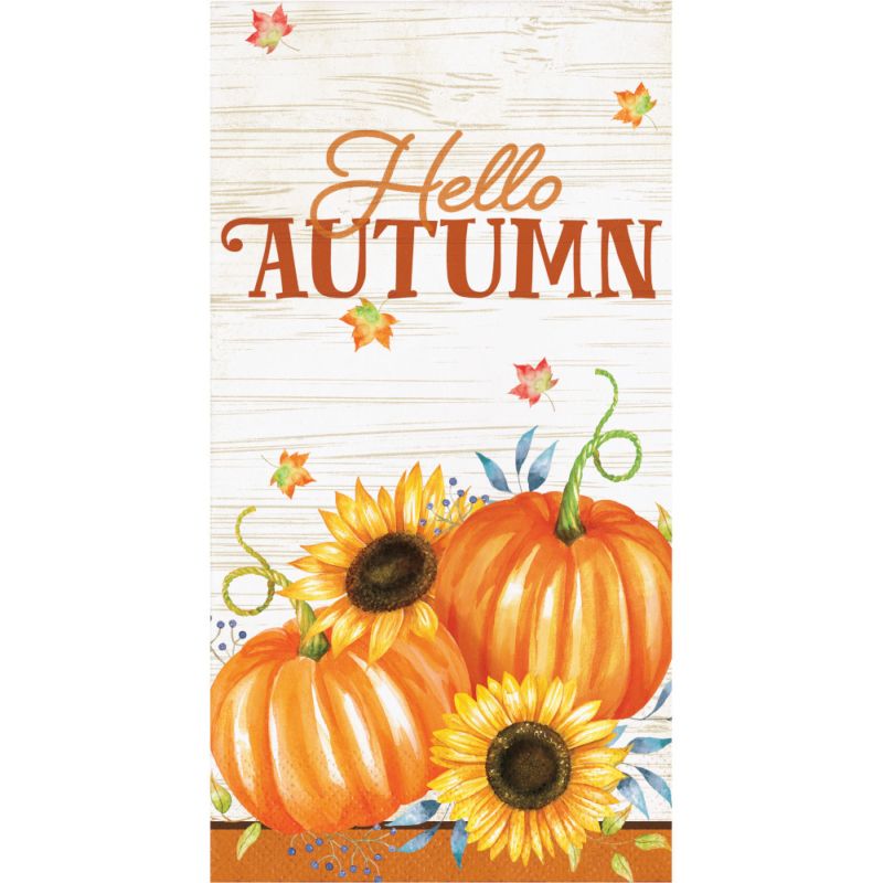 Autumn Harvest Truck Hello Autumn 3-Ply Guest Dinner Napkins: Party at ...
