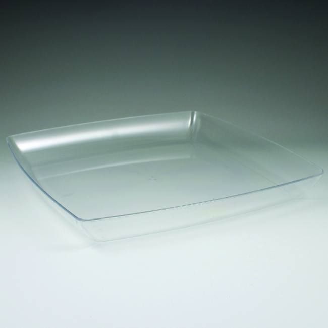 Clear Square Plastic Serving Tray 12-inch: Party at Lewis Elegant Party ...