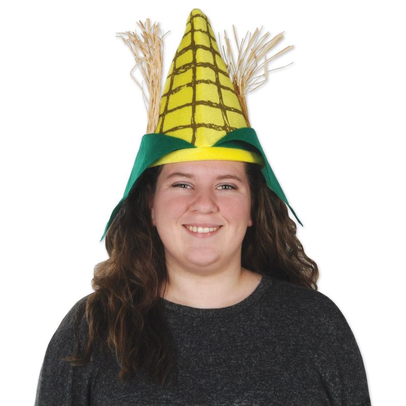 Plush Corn Cob Hat: Party at Lewis Elegant Party Supplies, Plastic ...