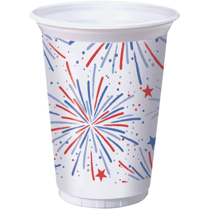 Fireworks 16 oz Plastic Cups: Party at Lewis Elegant Party Supplies ...