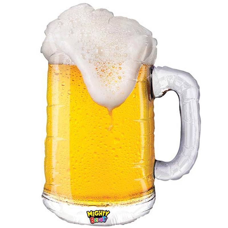 Beer Mug Shaped 34-inch Foil Balloon: Party at Lewis Elegant Party ...