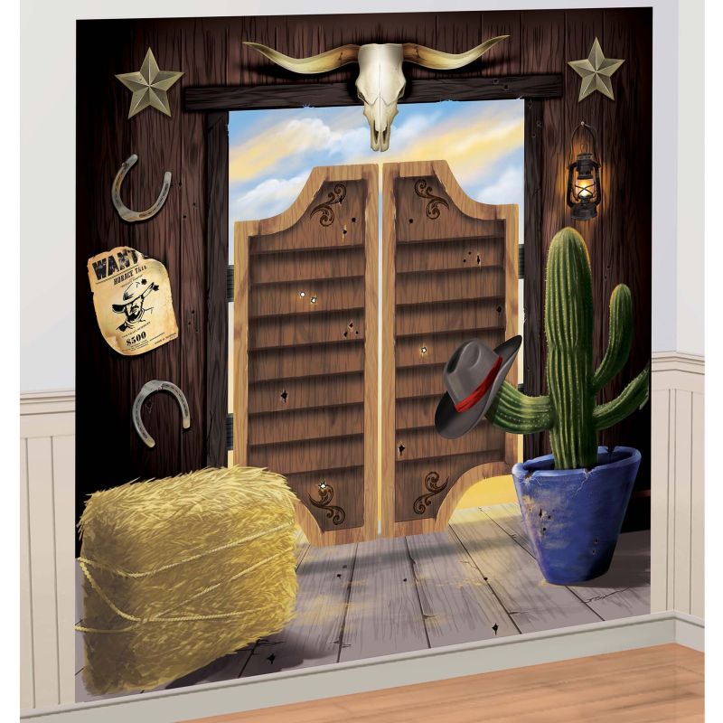 Western Scene Setter Backdrop: Party at Lewis Elegant Party Supplies ...