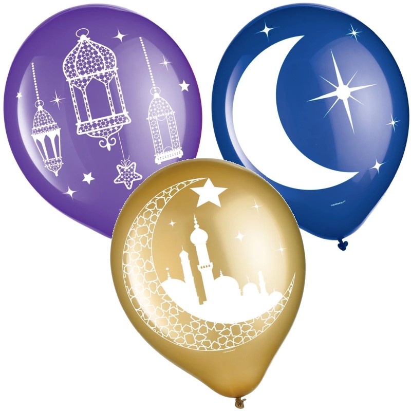 Eid Celebration 12-inch Latex Balloons: Party at Lewis Elegant Party ...