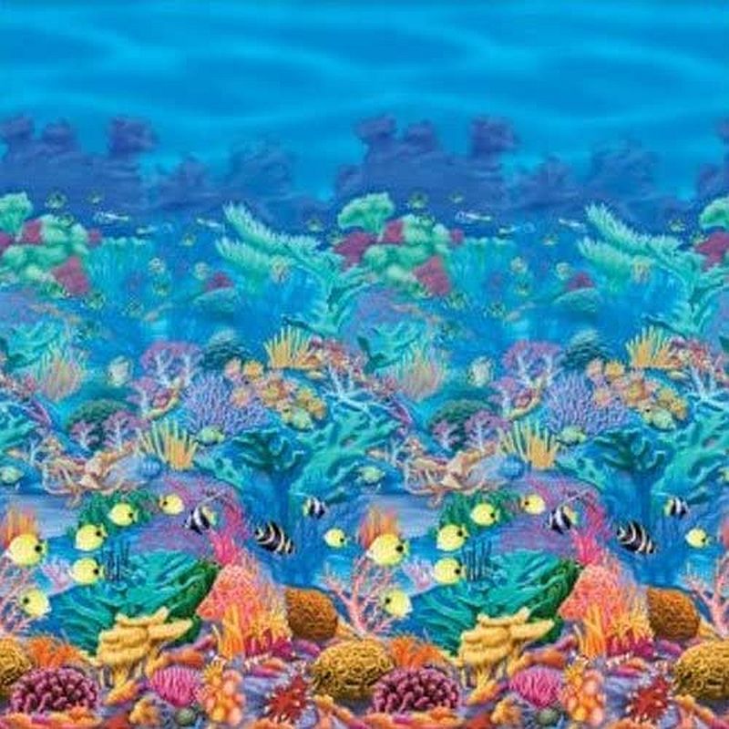 Coral Reef Scene Setter 40-foot Backdrop: Party at Lewis Elegant Party ...