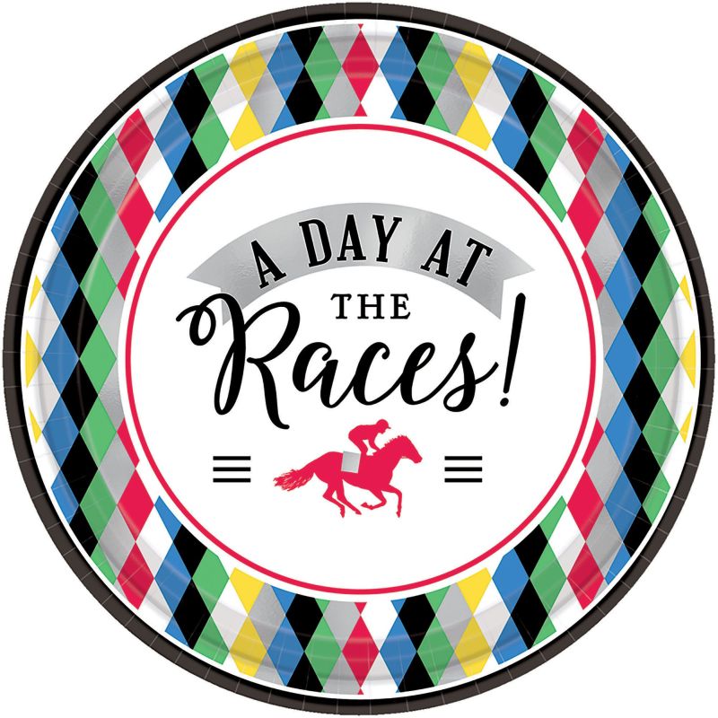 Derby Day 7-inch Plates: Party at Lewis Elegant Party Supplies, Plastic ...