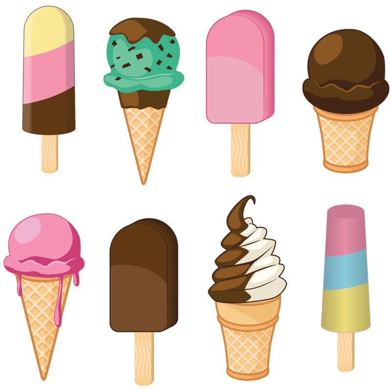 Ice Cream Cutouts: Party at Lewis Elegant Party Supplies, Plastic ...