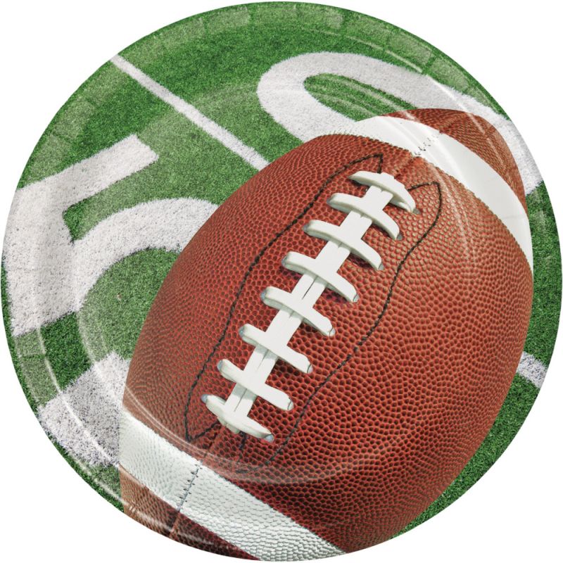 Football Party 7-inch Plates: Party at Lewis Elegant Party Supplies ...