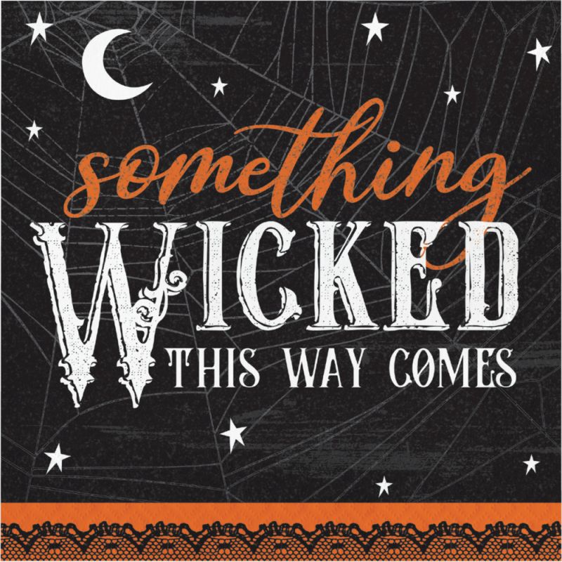 Wicked Halloween Webs Lunch Napkins: Party at Lewis Elegant Party ...