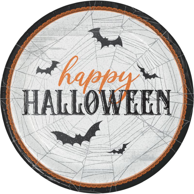 Wicked Halloween Webs 9-inch Plates: Party at Lewis Elegant Party ...